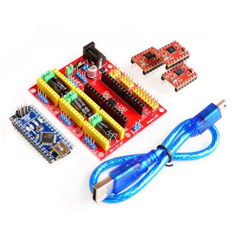 Cnc Shield V4 Nano 3 0 3pcs A4988 Supports 12 36v Dc