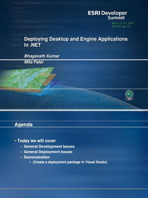 Deploying Desktop And Engine Applications In Pdf Arc Gis Windows