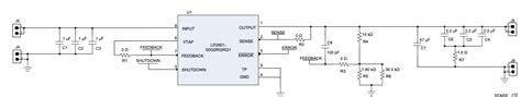 lp2951 unable to obtain fixed 3 3v output voltage power management