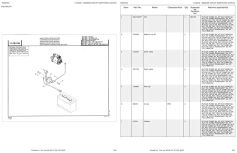 Manitou Telehandler Mt 932 Turbo Sa Parts Catalog 547785