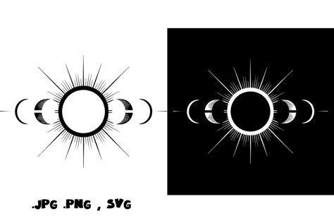 Solar Eclipse Svg Graphic By Joanna Redesiuk · Creative Fabrica