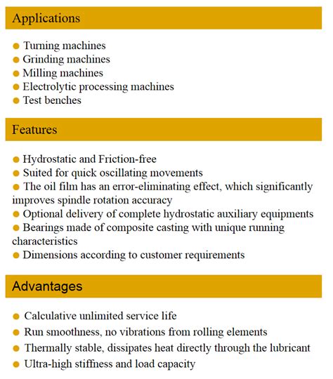Linear Motor High Precision Hydrostatic Guide For Milling Machine