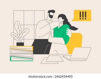 Concepto acoso sexual Más de 10 816 ilustraciones y dibujos de stock