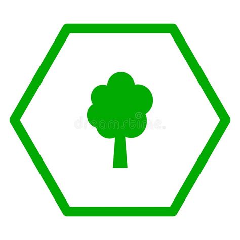 Tree And Hexagon Stock Vector Illustration Of Organic 231278918