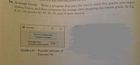 Solved Visual Basic Code And Screenshot Of The Result Chegg