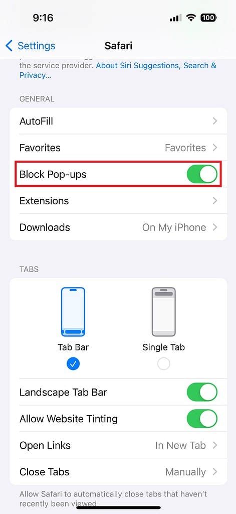 How To Turn Off Pop Up Blocker In Safari On Iphone [2025] The Mac Observer