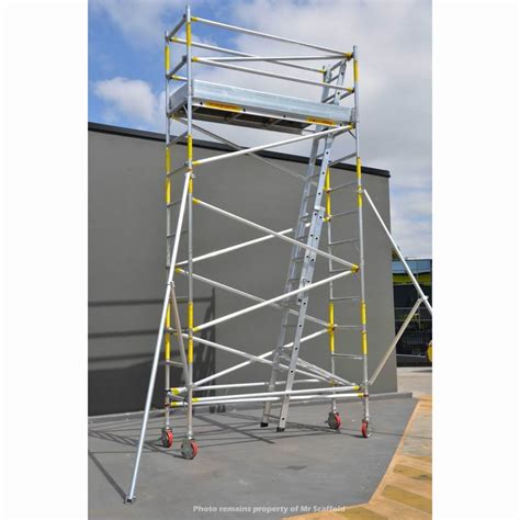 EASYSCAF 4 0m Mobile Scaffold Single Width Mr Scaffold