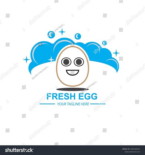 Fresh Egg Logo Template Vector Eps Stock Vector Royalty Free