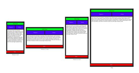 Swift Swift Using Auto Layout With Size Classes Make App Pie