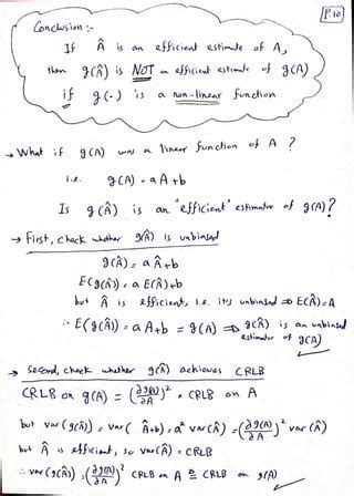 Estimation Theory Class Handout 3 PDF