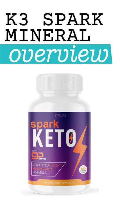 K3 Spark Mineral Review Good For Weight Loss