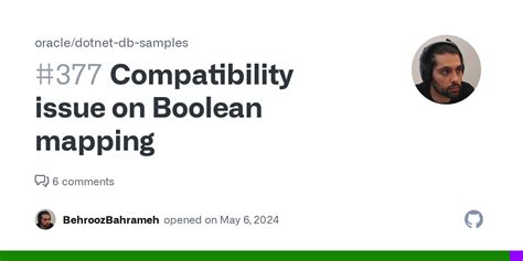 Compatibility Issue On Boolean Mapping Issue 377 Oracle Dotnet Db