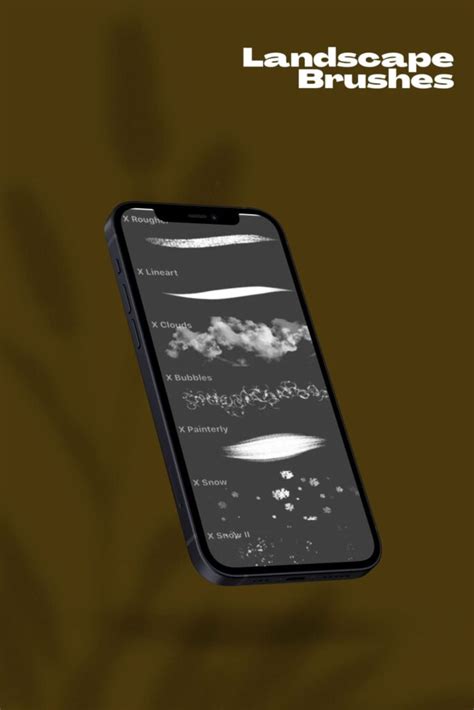 Procreate Landscape Brushes MasterBundles