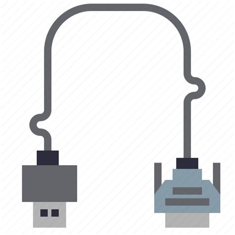 Rs232 Port Hdmi Cable Connectivity Extension Icon Download On