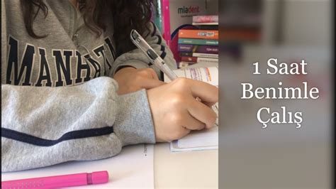 1 Saat Benimle Ders Çalış Ortam Sesi Study With Me No Music YouTube