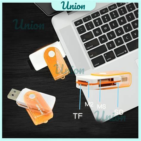 Jual UM Card Reader All In One 4 Slot Multi Memory Converter Usb Grosir 4 Slot Multi