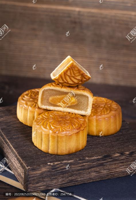 中国传统节日中秋节美食月饼点心零食食品餐饮摄影素材汇图网