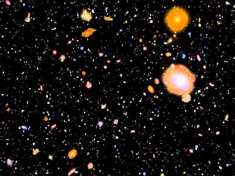 Hubble Ultra Deep Field D Fly Through The Redshifts Of Galaxies Were Converted To
