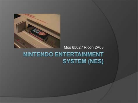 mos6502 ppt