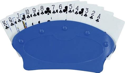 Speelkaarten Houder Blauw Set Van Games Bol