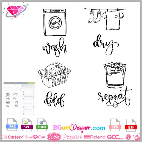 Wash Dry Fold Repeat Laundry Room Signs Campestre Al Gov Br