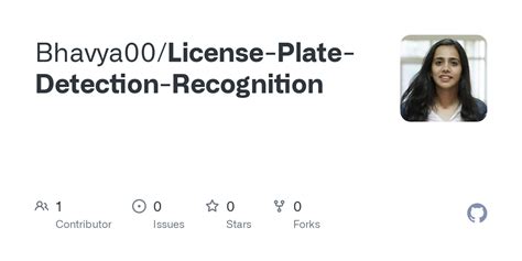 Github Bhavya License Plate Detection Recognition