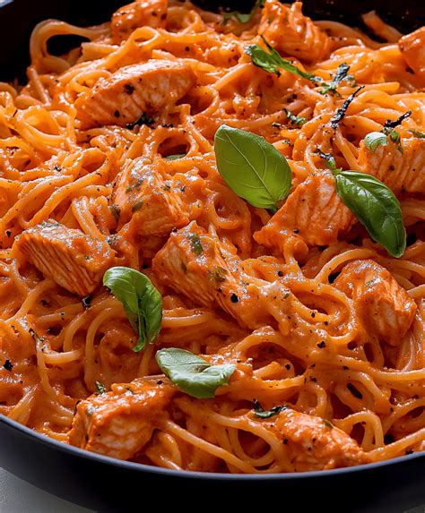 Creamy Tomato Salmon Pasta Recipe Savory Recipe