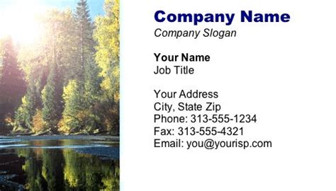 Trees Business Card Design