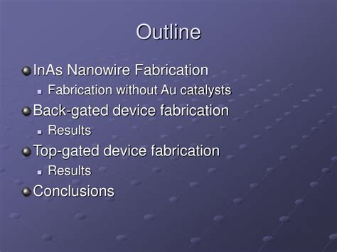 Ppt High Electron Mobility Inas Nanowire Field Effect Transistors ” Powerpoint Presentation