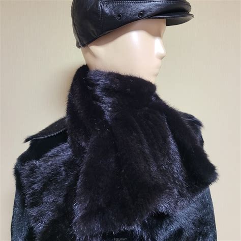 Other Brand 머플러 스카프 천연밍크 목도리 원래 명품은 필웨이 Feelway