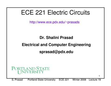 Syllabus For Lab Homework Quiz On Electric Circuit Analysis Ii Ece