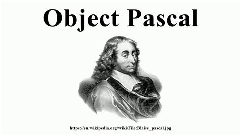 Object Pascal Youtube