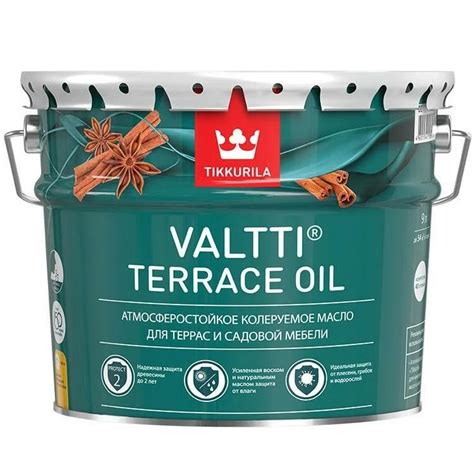 Масло для наружных работ Tikkurila Valtti Terrace oil 9 л ...