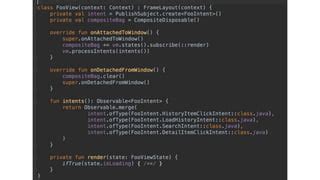 Unidirectional Data Flow By Using MVI And RxJava PPTX