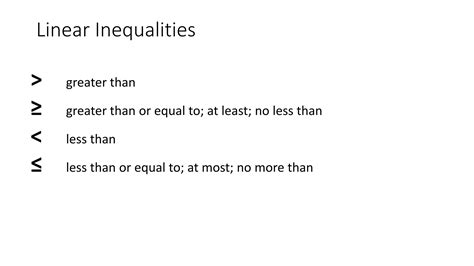 Linear Programming Based On Cxc Curriculum Pptx