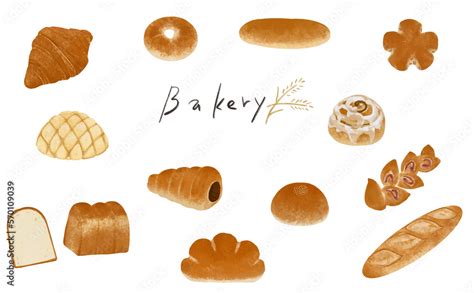 焼きたてパンの素材 Stock Illustration Adobe Stock