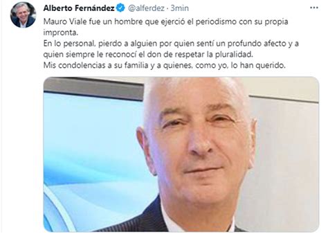 El Dolor De Los Políticos Periodistas Y Famosos Por La Muerte De Mauro