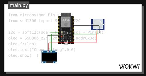 给予oled的人体检测 Wokwi Esp32 Stm32 Arduino Simulator