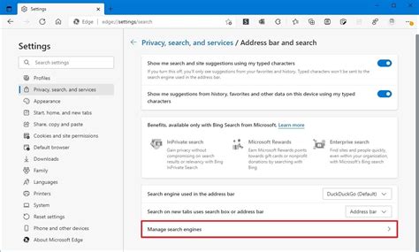 How To Change Default Search Engine On Microsoft Edge Windows Central