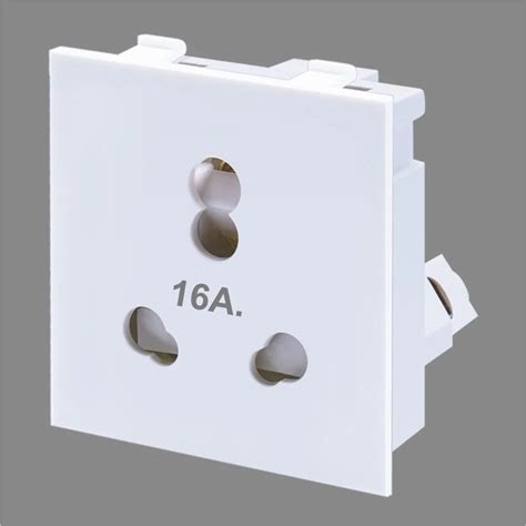 Plastic 16 Amp 3 Pin Socket White At Best Price In Bengaluru Id 2856324375155