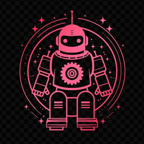 Premium Psd The Robot In The Circle Of The Robot