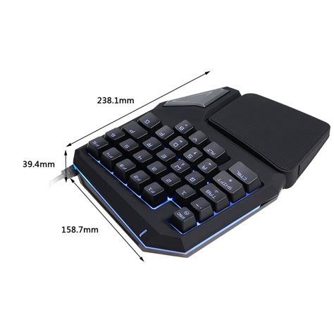 Delux T Pro One Single Hand USB Wired Esport Gami Grandado