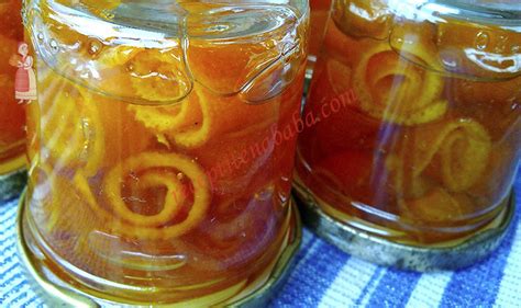 Сладко от портокалови корички Рецептите на баба