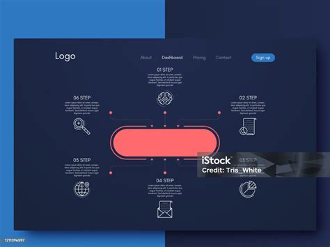 infografiki graficzne wektorowe szablon do tworzenia aplikacji mobilnych układu przepływu pracy