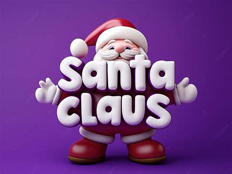 산타클로스 3d 편집 가능한 텍스트 효과 굵은 3d 텍스트 스타일 보라색 배경 2025 새해 스타일 인사 배경 일러스트 및 사진 무료 다운로드 Pngtree
