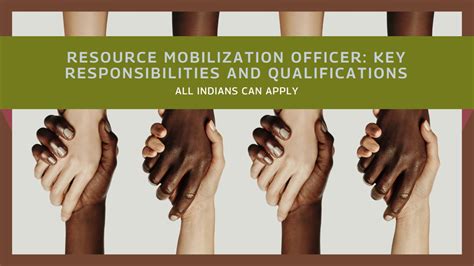 The Role Of A Resource Mobilization Officer Key Responsibilities And Qualifications All Indians