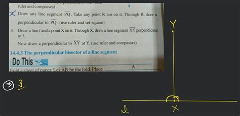 ruler and compasses draw any line segment pq take any point r not on i