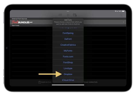 How To Install Custom Fonts On Ios Using Anyfont The Sweet Setup