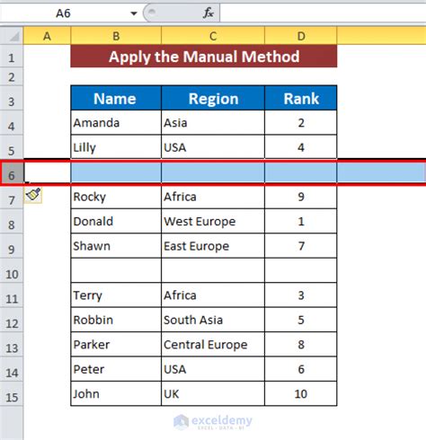How To Insert Rows Automatically In Excel 3 Ways Exceldemy