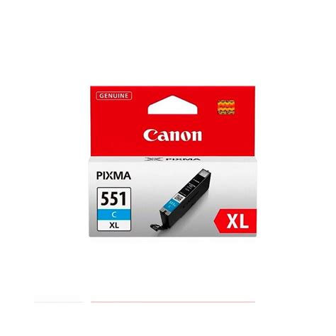 Original Canon Cartouche Jet D Encre Cli 551 XL Couleurs